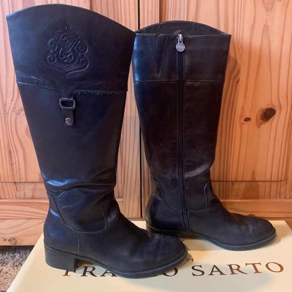 Franco Sarto | Shoes | Franco Sarto Leather Boots | Poshmark